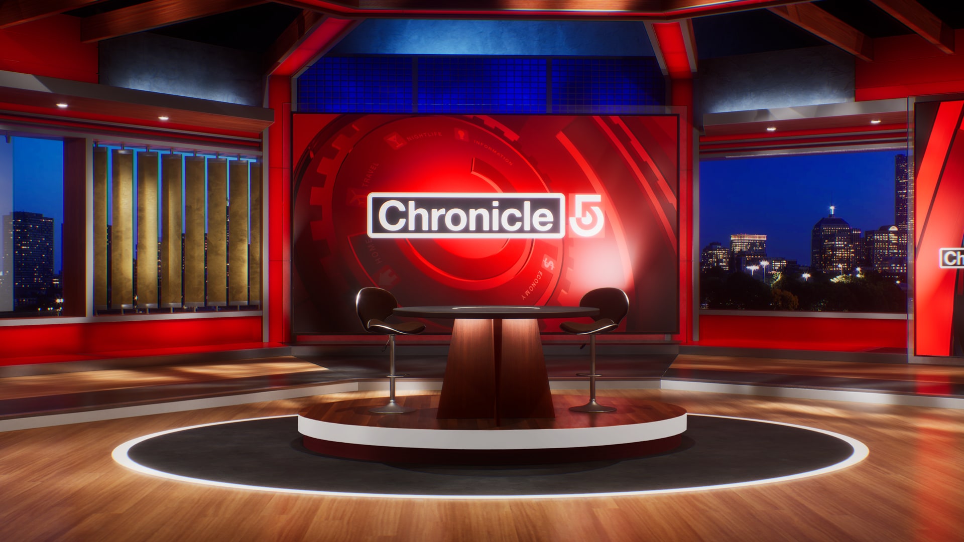 Chronicle on WCVB – Broadcast Set Design Gallery