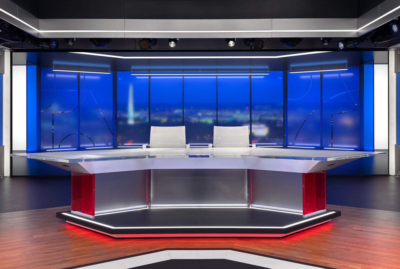 PBS News Hour – Broadcast Studio Gallery