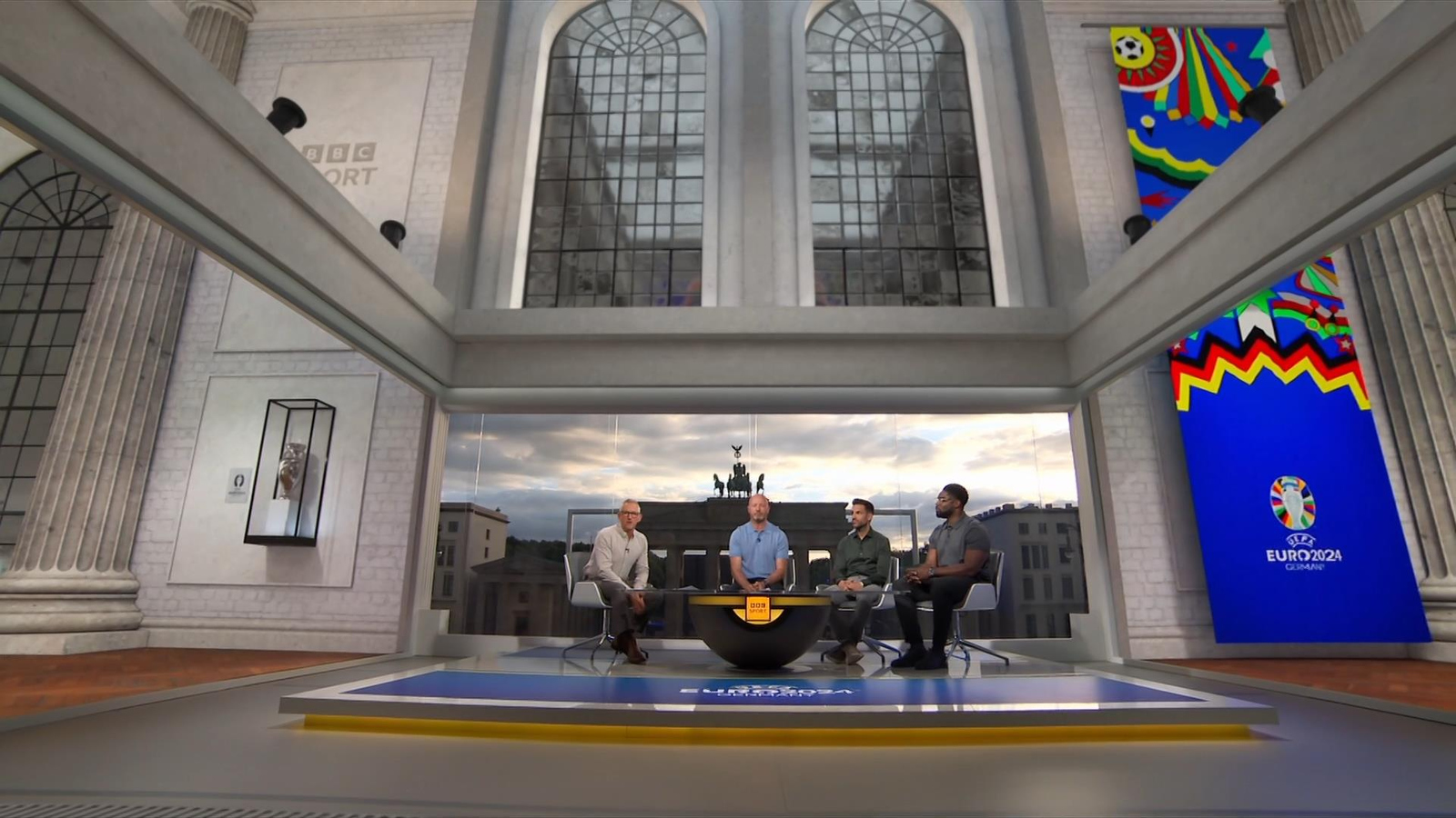 BBC Sport UEFA Euro 2024 Broadcast Set Design Gallery