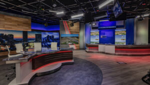 Franceinfo launches with sleek, modern set and graphics - NewscastStudio