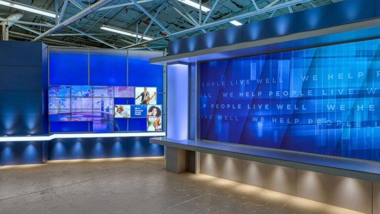 WRAL Broadcast Set Design Gallery