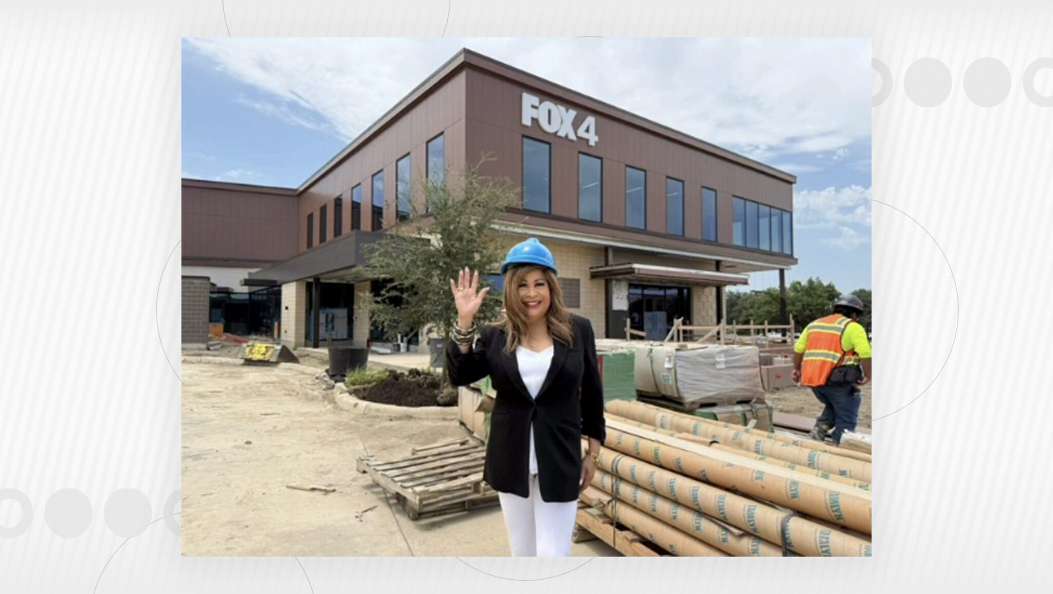 Dallas Fox station installs logo on new building - NCS | NewscastStudio